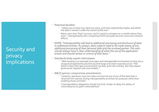 Interoperability in the Digital Services Act | PPT