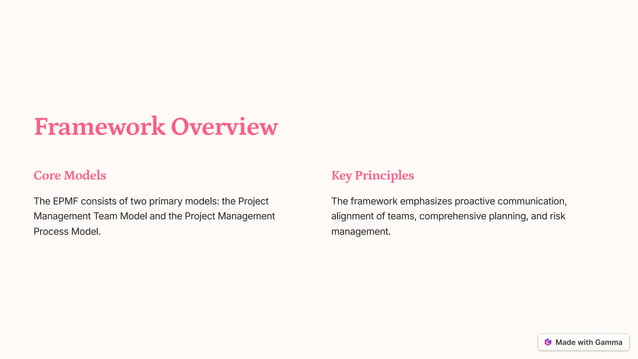 Project Management Framework EDRM Overview Guide | PPT