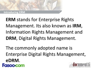 Enterprise Digital Rights Management (Persistent Security) | PPT ...