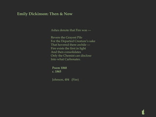 Emily Dickinson & Romanticism | PPT