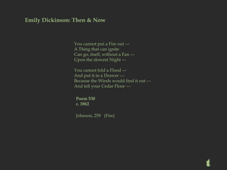 Emily Dickinson & Romanticism | PPT