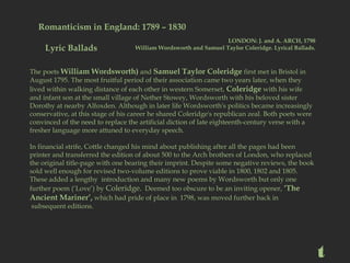 Emily Dickinson & Romanticism | PPT