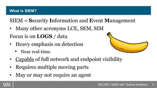 EDR vs SIEM - The fight is on | PPTX