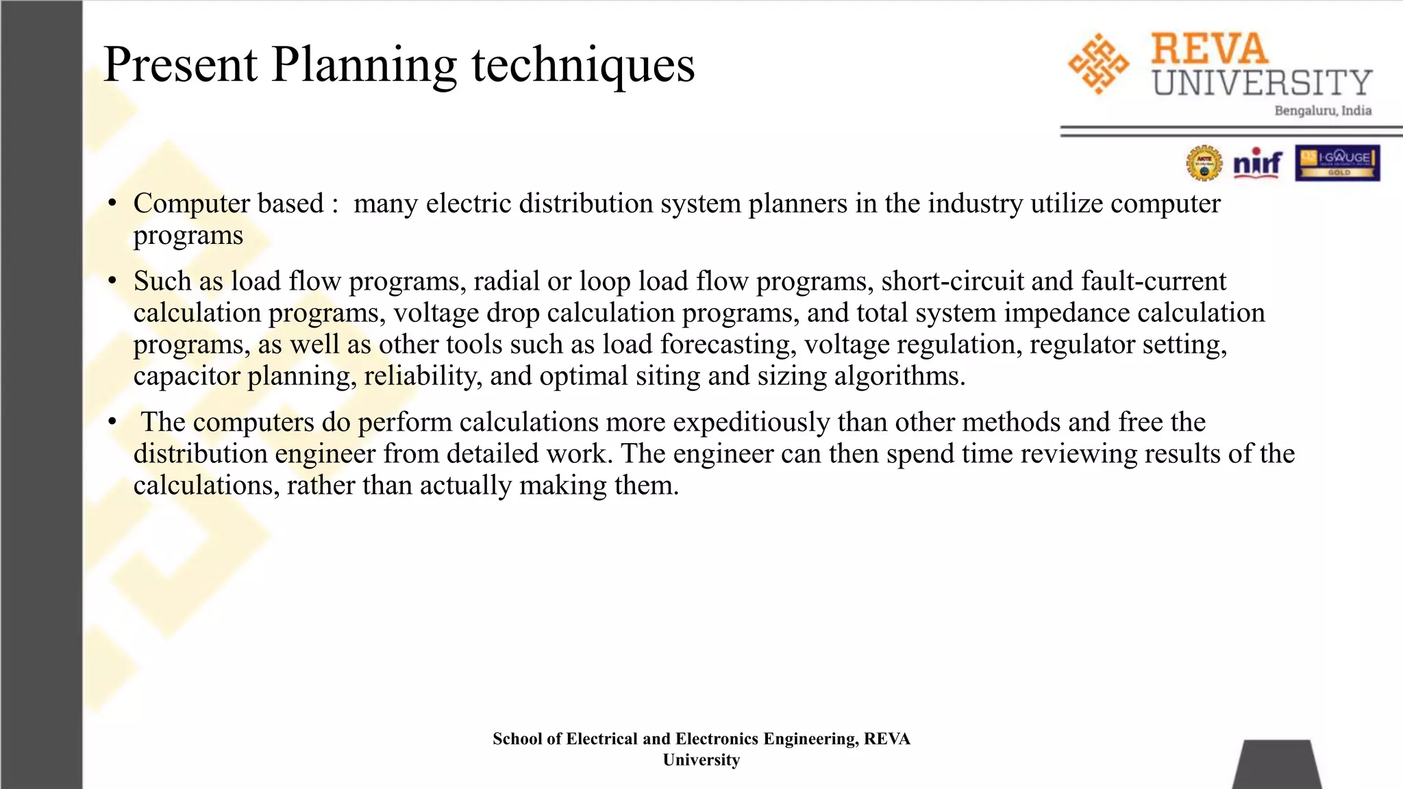 Distribution System Planning and Design | PPTX