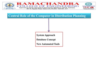 Electrical distribution system planning | PPTX