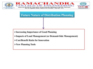 Electrical distribution system planning | PPTX