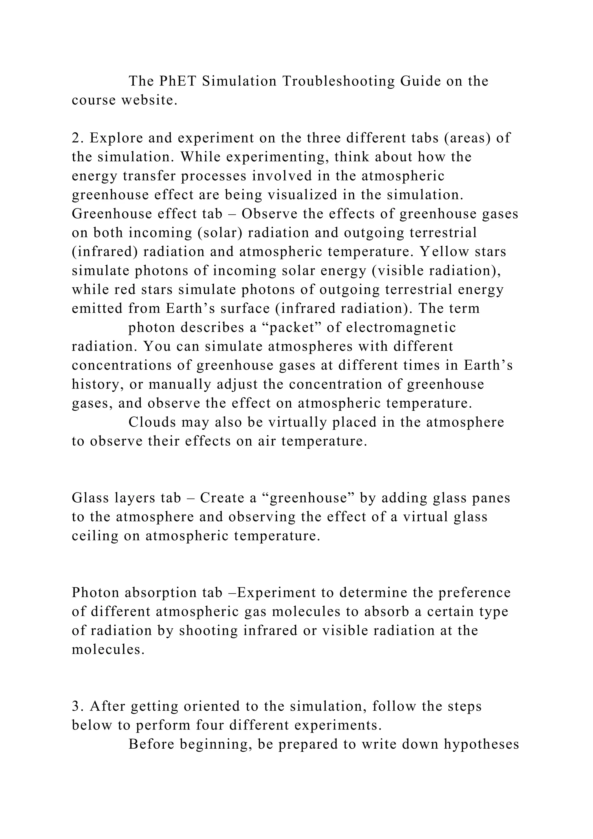 EDS 1021 Week 8 Interactive ActivityAtmospheric Greenhouse .docx