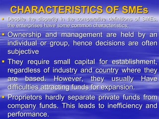 GROWING SMALL & MEDIUM ENTERPRISES | PPT