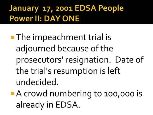 Edsa ii | PPTX | Elections | Politics