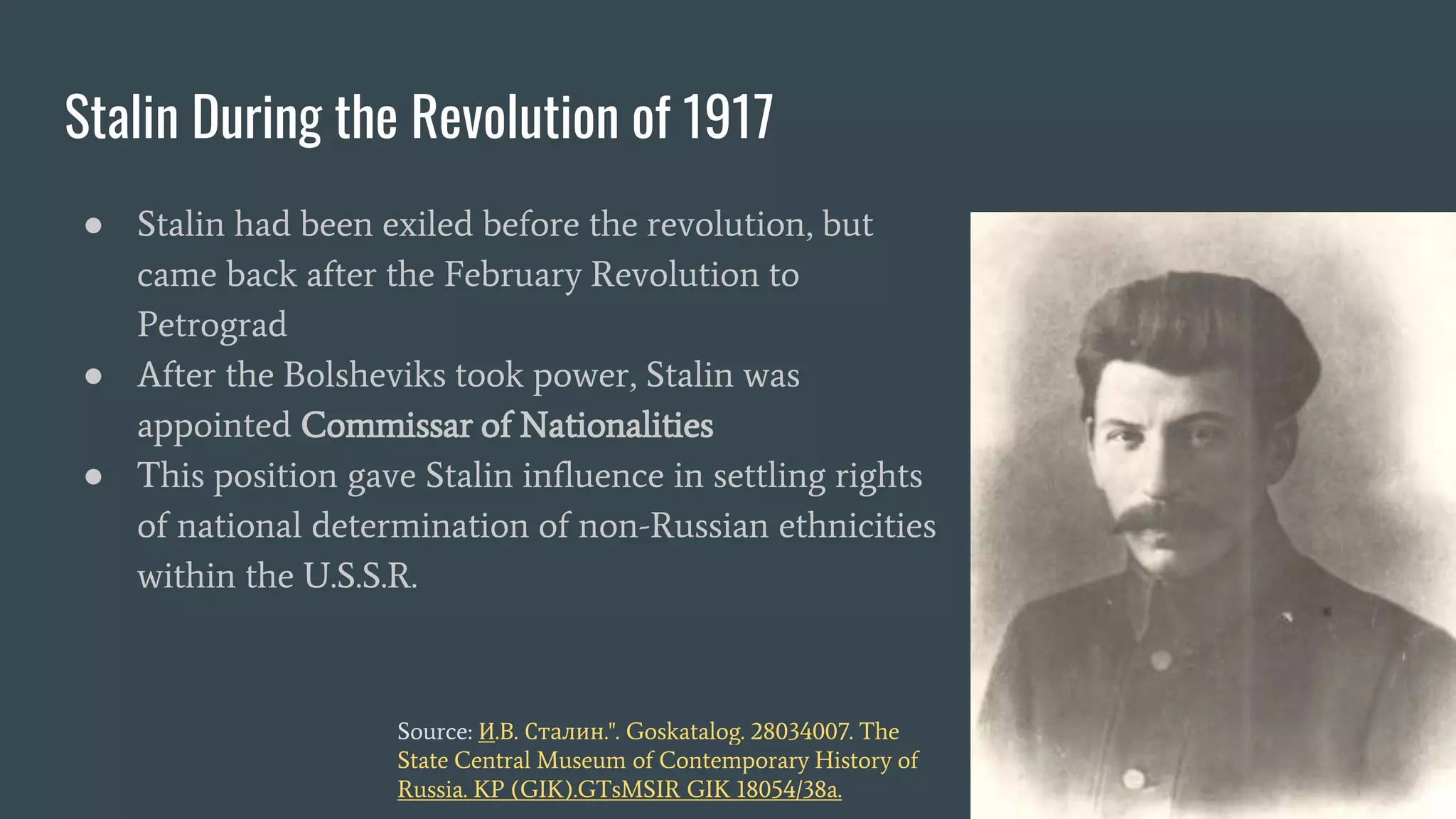 EDSC 304 - Digital Lecture - Stalin's Rise to Power | PPTX