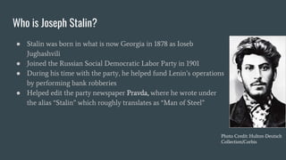 EDSC 304 - Digital Lecture - Stalin's Rise to Power | PPTX