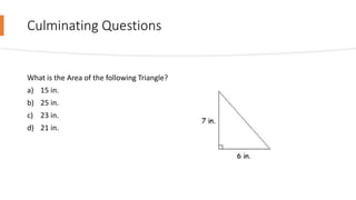 Edsc 304 geometry presentation | PPTX