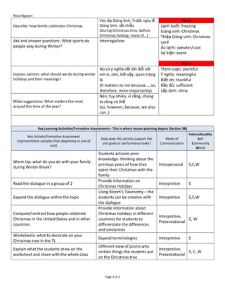 Edsc 542 f unit plan template (1) | DOC | Educational Assessment ...