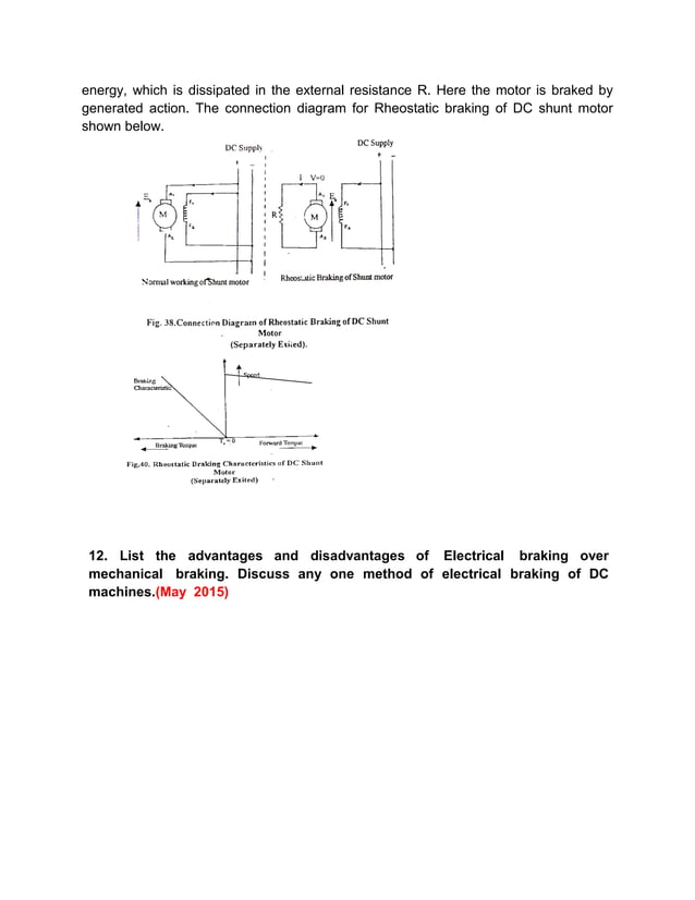Electric Drives and Static Control notes | PDF
