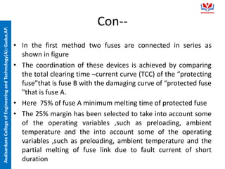 Eds coordination system protectives device ppt | PPT