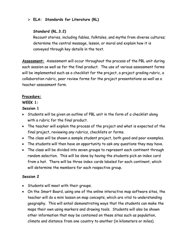 Ed se604 christina rubbino_pbl unit lesson plan outline | DOCX