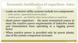 Economic Justification of Capacitors | PDF