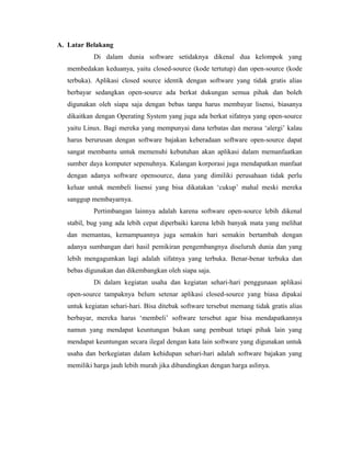 Contoh Proposal Seminar Open Source | DOC