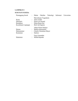 Contoh Proposal Seminar Open Source | DOC