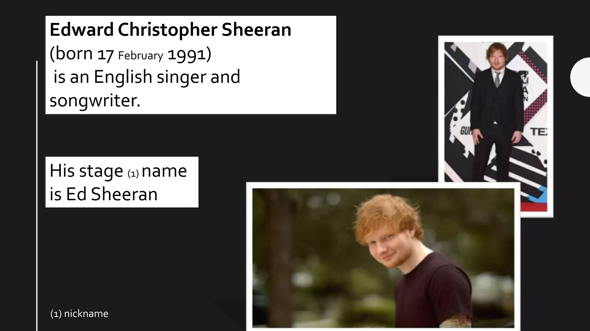 Ed sheeran | PPTX