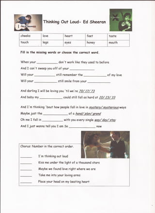 Ed sheeran thinking out loud | PDF