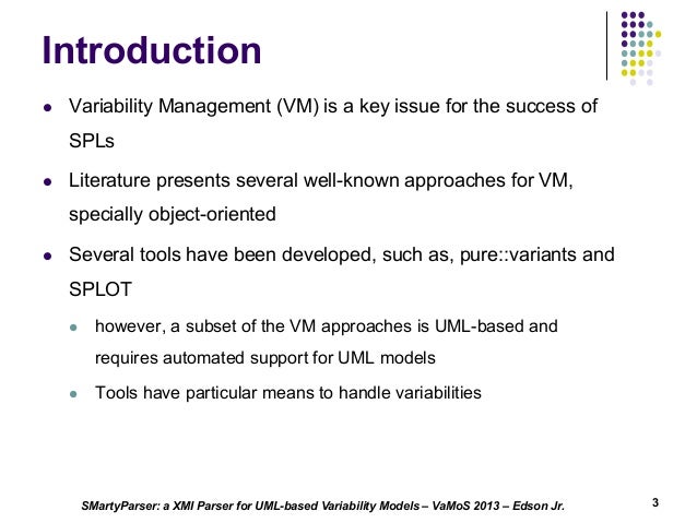 SMartyParser: an XMI Parser for UML-based Software Product Line Varia…