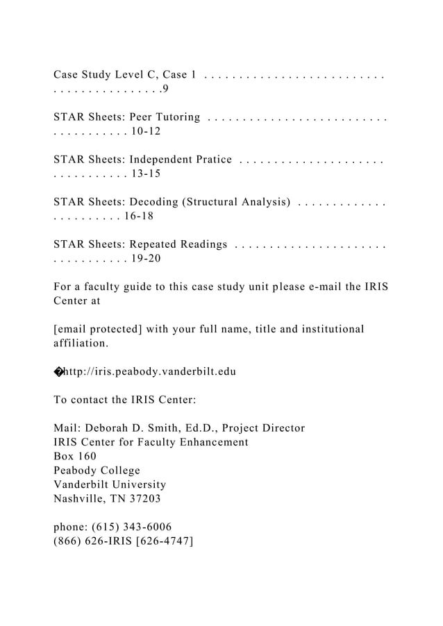 EDSP 360Case Study 2 Grading RubricCriterionPoints Possible.docx