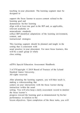 EDSP 622Task 3 Part B – Daily Assessment Record and Baseline Da | DOCX