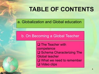 special Topics: on becoming a global teacher | PPTX