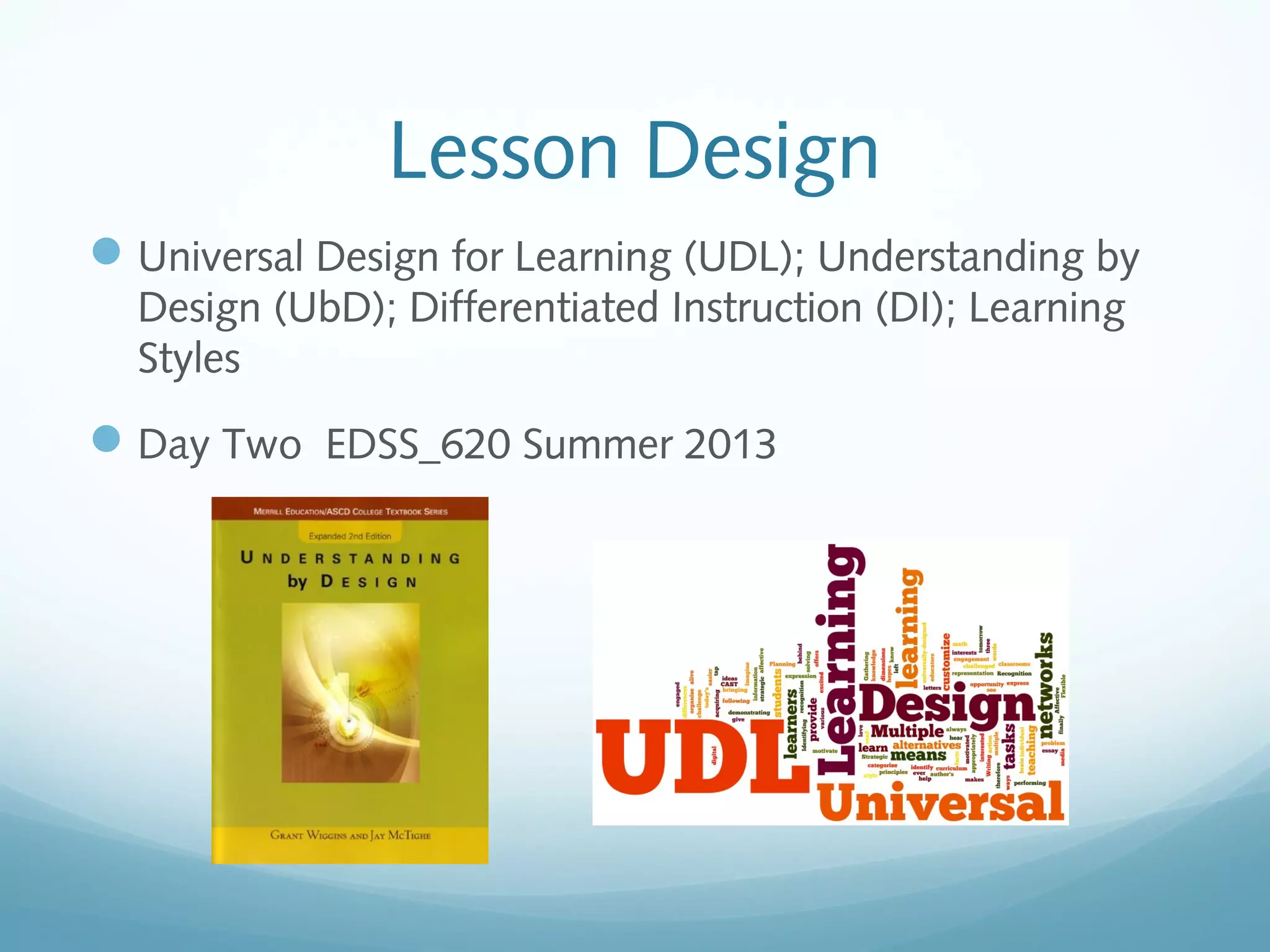 EDSS 620 Day 2 | PPT