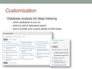 EDS selection & implementation @ CCC | PPT