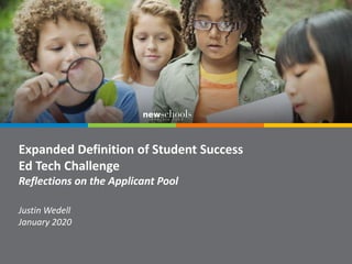 Expanded Definition of Student Success Market Map | PPT