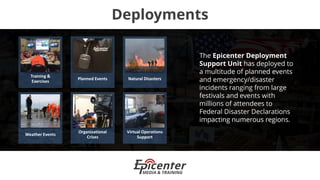 Epicenter Deployment Support Unit (EDSU) Capability Package | PDF