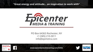 Epicenter Deployment Support Unit (EDSU) Capability Package | PDF