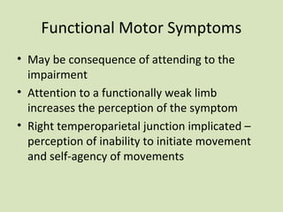 Ed Sum, functional neurological symptoms | PPT