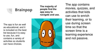 EDT 6200 Best Apps in Education Presentation | PPT