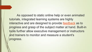 EDT 805 Integrated Learning Management System Report.pptx | Education ...