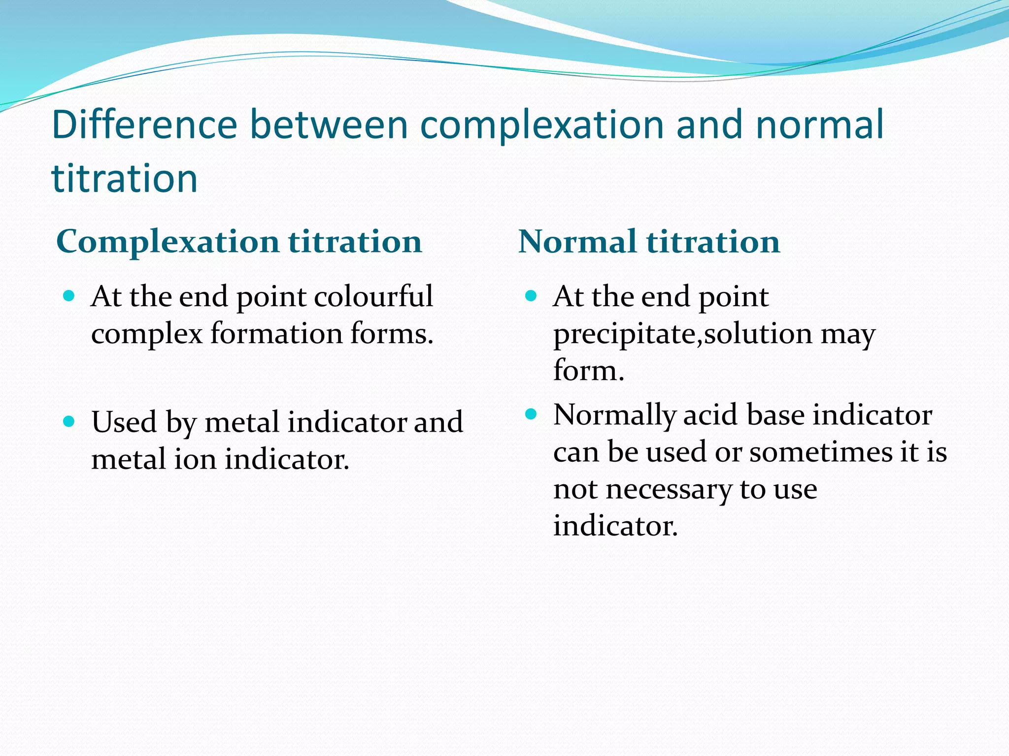 Applications of Edta Titration - Kshetra K L | PPTX