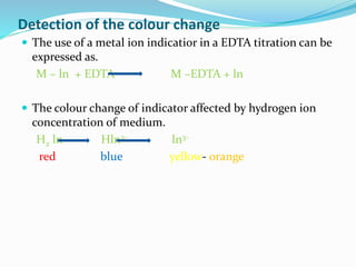 Applications of Edta Titration - Kshetra K L | PPTX