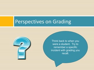 Standards Based Grading Online Tutorial | PPTX