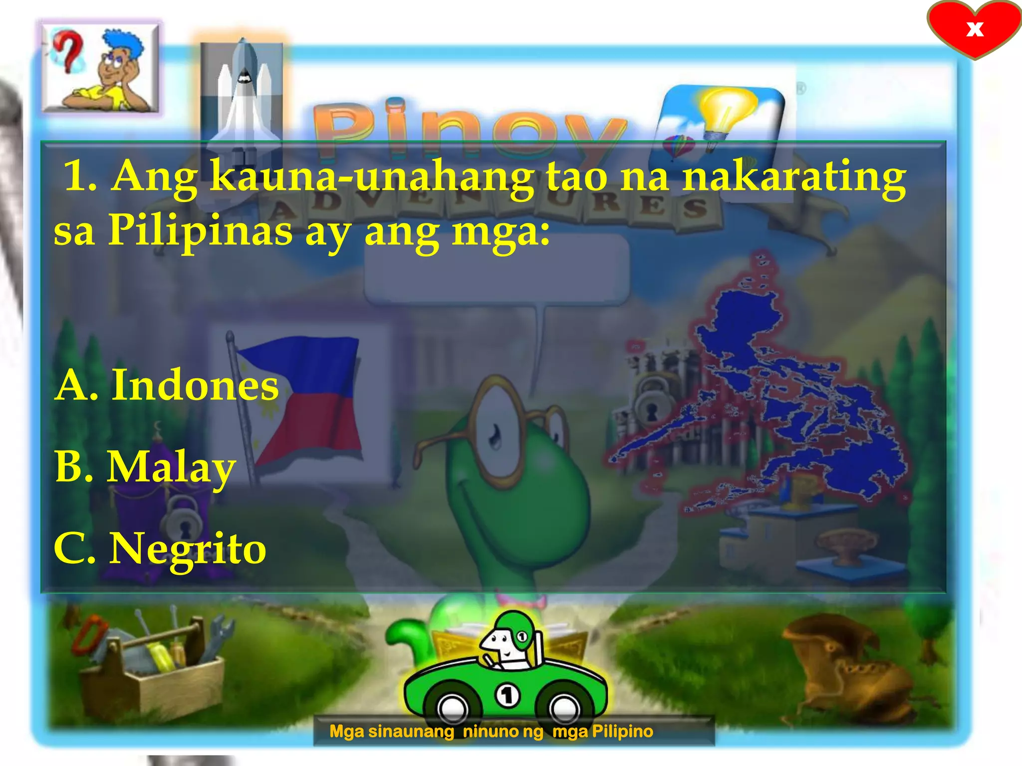 Edtech E- learning module $ sinaunang tao ng pilipinas ang tatlon pang ...