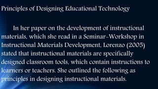 UNIT 3. Learning Thru Design andTechnology | PPTX