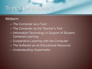 Edtech | PPT