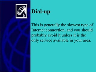 Connecting to the Internet | PPTX