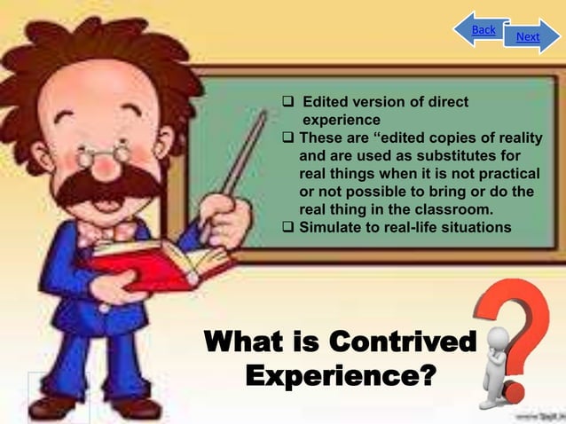 LESSON 8 - TEACHING WITH CONTRIVED EXPERIENCES | PPTX