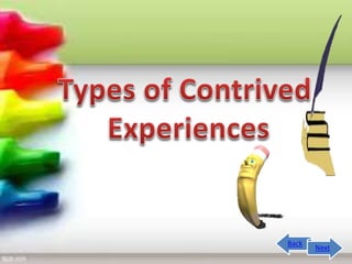 LESSON 8 - TEACHING WITH CONTRIVED EXPERIENCES | PPTX