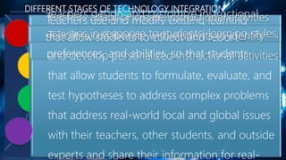 STAGES OF TECHNOLOGY INVENTION IN TEACHING AND LEARNING | PPTX