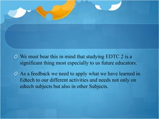 My portfolio in EDTC | PPT
