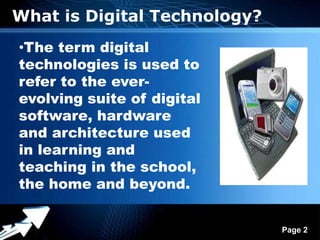 Digital Technology | PPTX