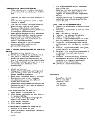 Ed Tech - 3D materials | DOC | 3-D Graphics | Computer Software and ...